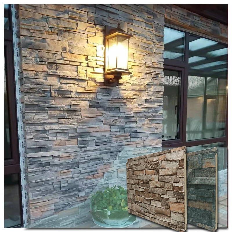 3d Installation Polyurethane Interior Decorative Wall Panels Outdoor Pu ...