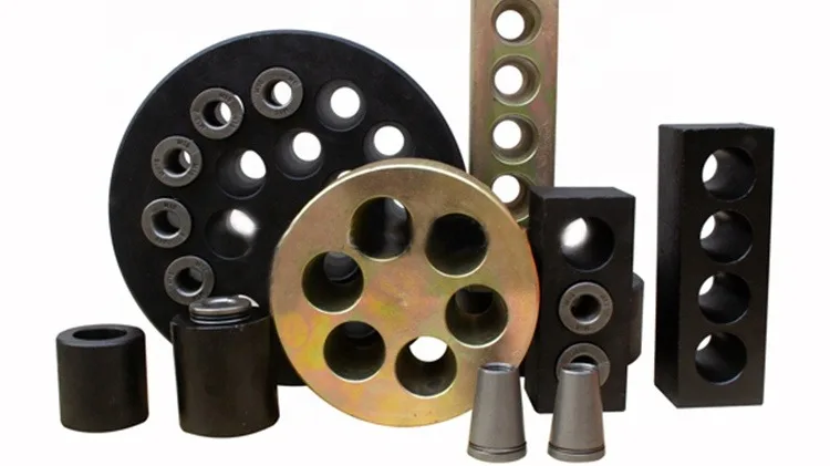 Prestressed Concrete Post Tension Round Anchor Wedge Plate For Bridge ...