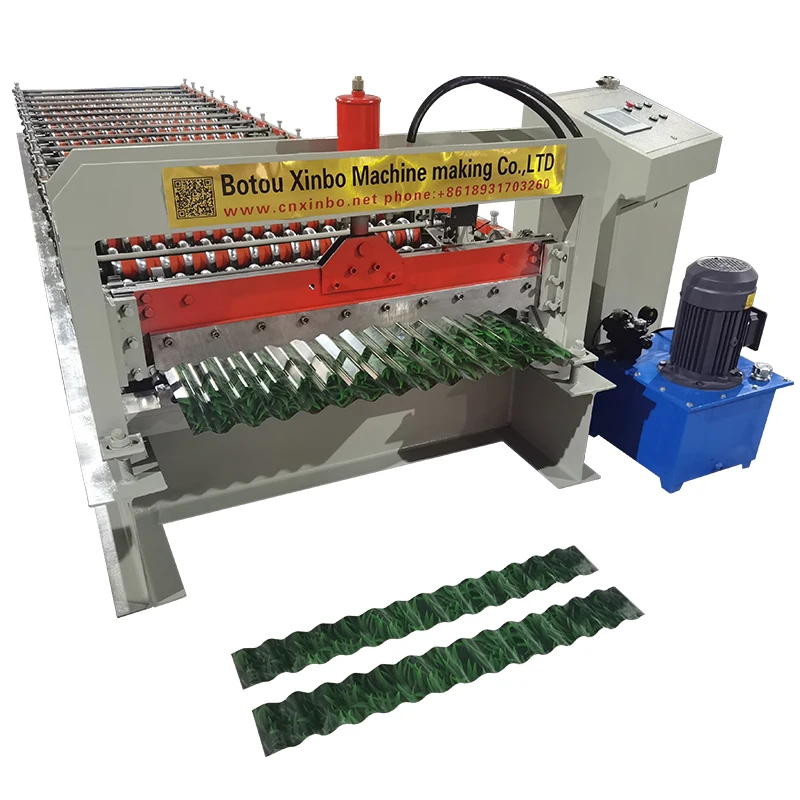 Colored Corrugated Roof Corrugated Fin Forming Machine - Buy High Speed ...