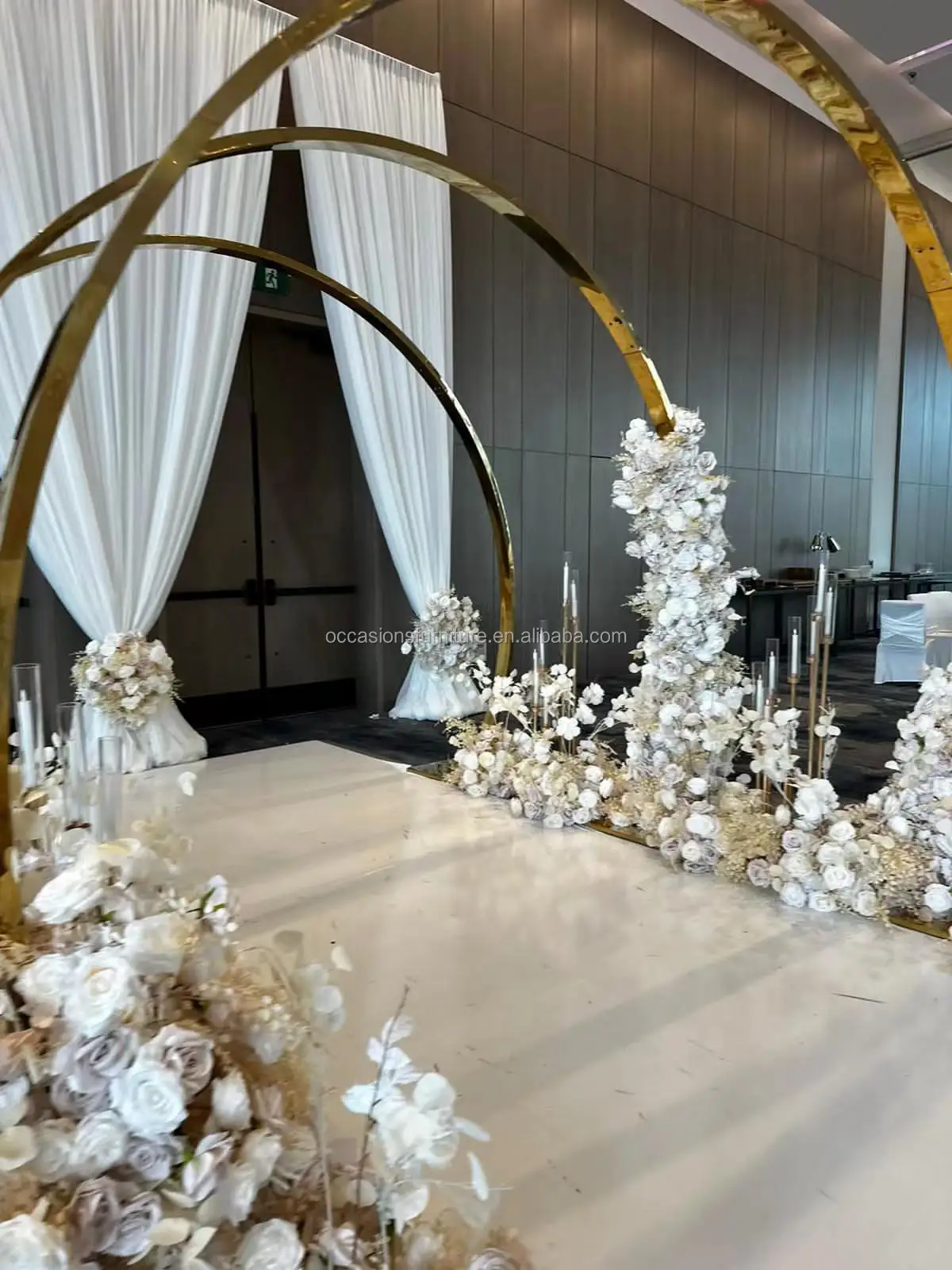 Stainless Steel Arch Walkway Gold Color| Alibaba.com