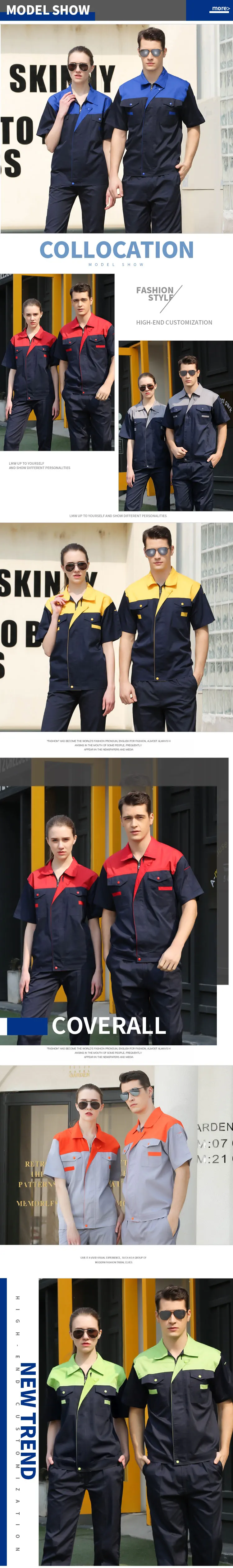 Safety Overall Workwear Uniforms Sets Top Selling Comfortable Men ...