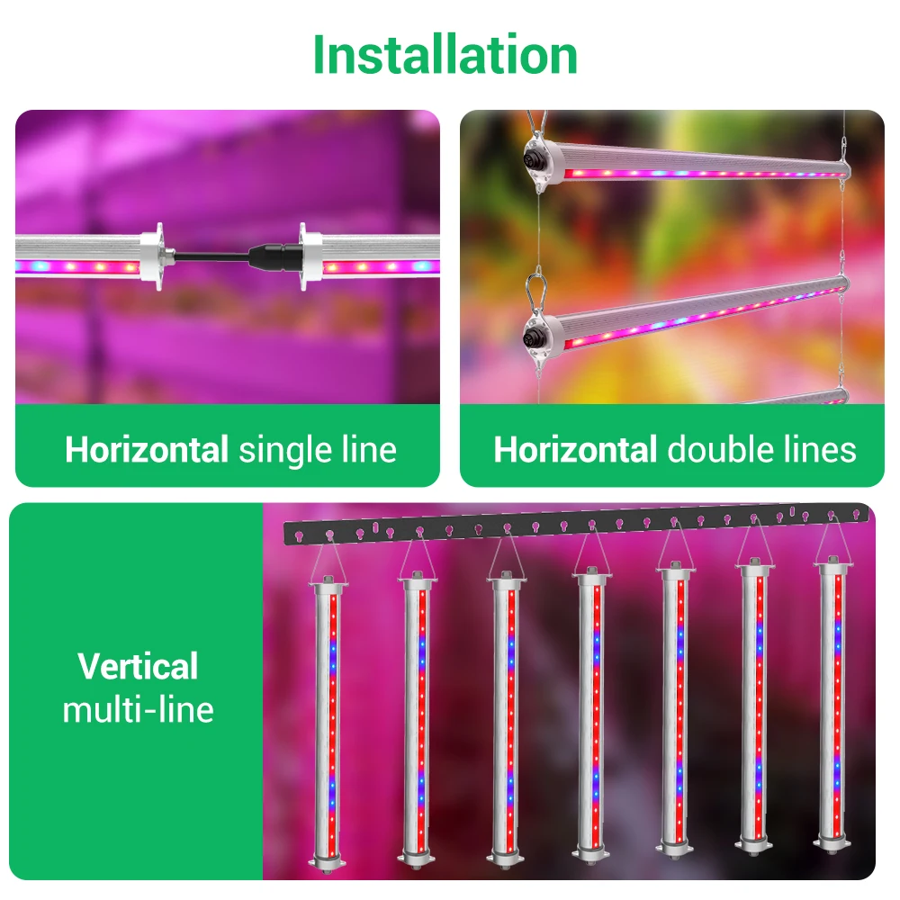 100w 2 Sides 4 Sides Supplemental Inter Light Greenpower Led ...