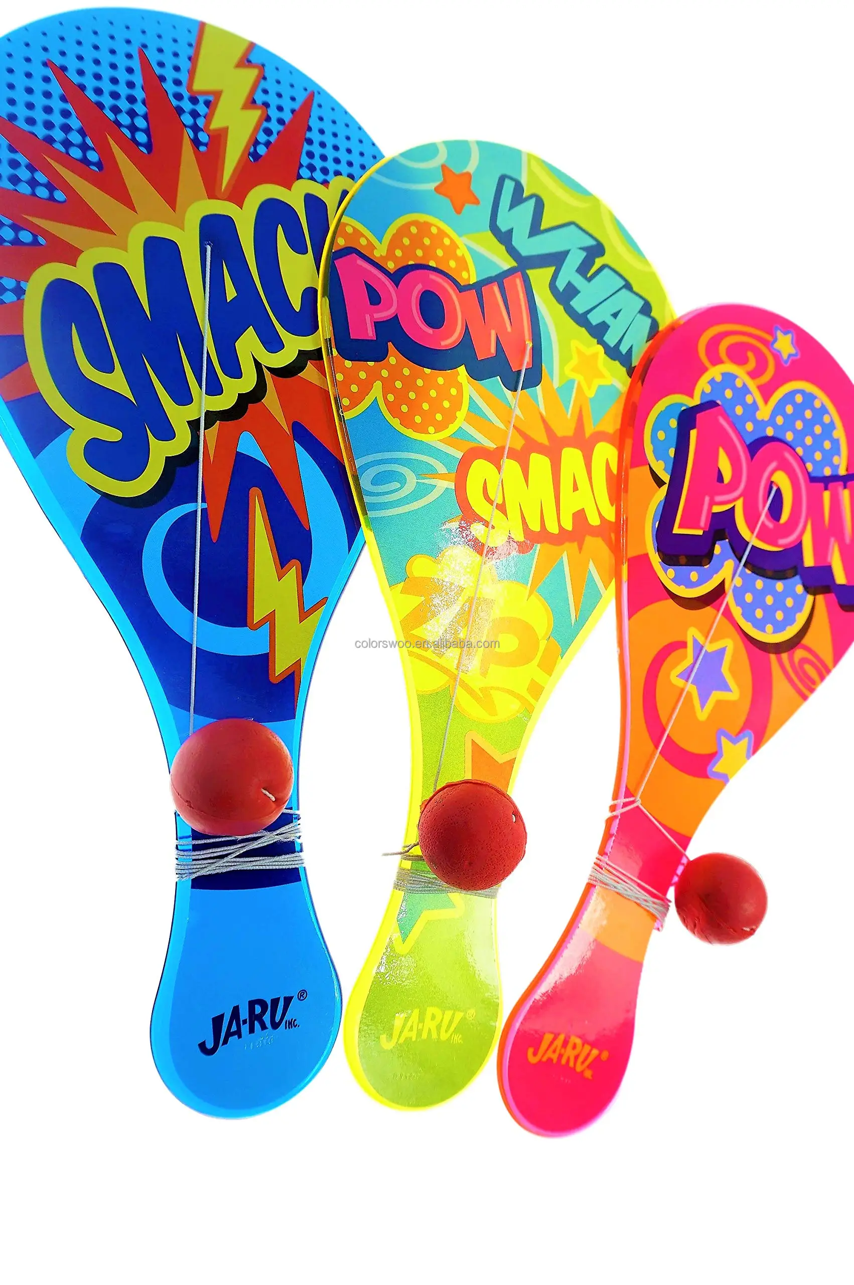 Vintage Retro Toys Paddle Ball Set Party Favor Indoor and Outdoor Toy ...