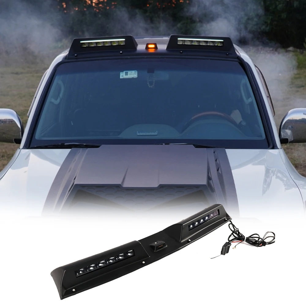 High Quality Car Accessories Top Light Luggage Rack Off road Adventure Light for Pajero V97 V93 V77 V75 V73 Roof Light Bar