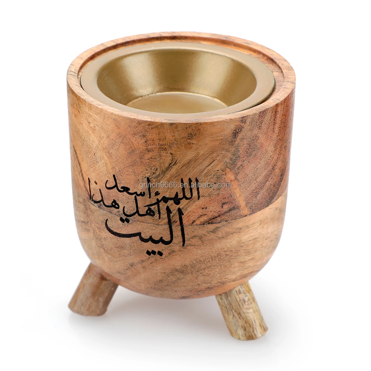 Mini Bukhoor Burner - Aromatic Wood Incense Burner