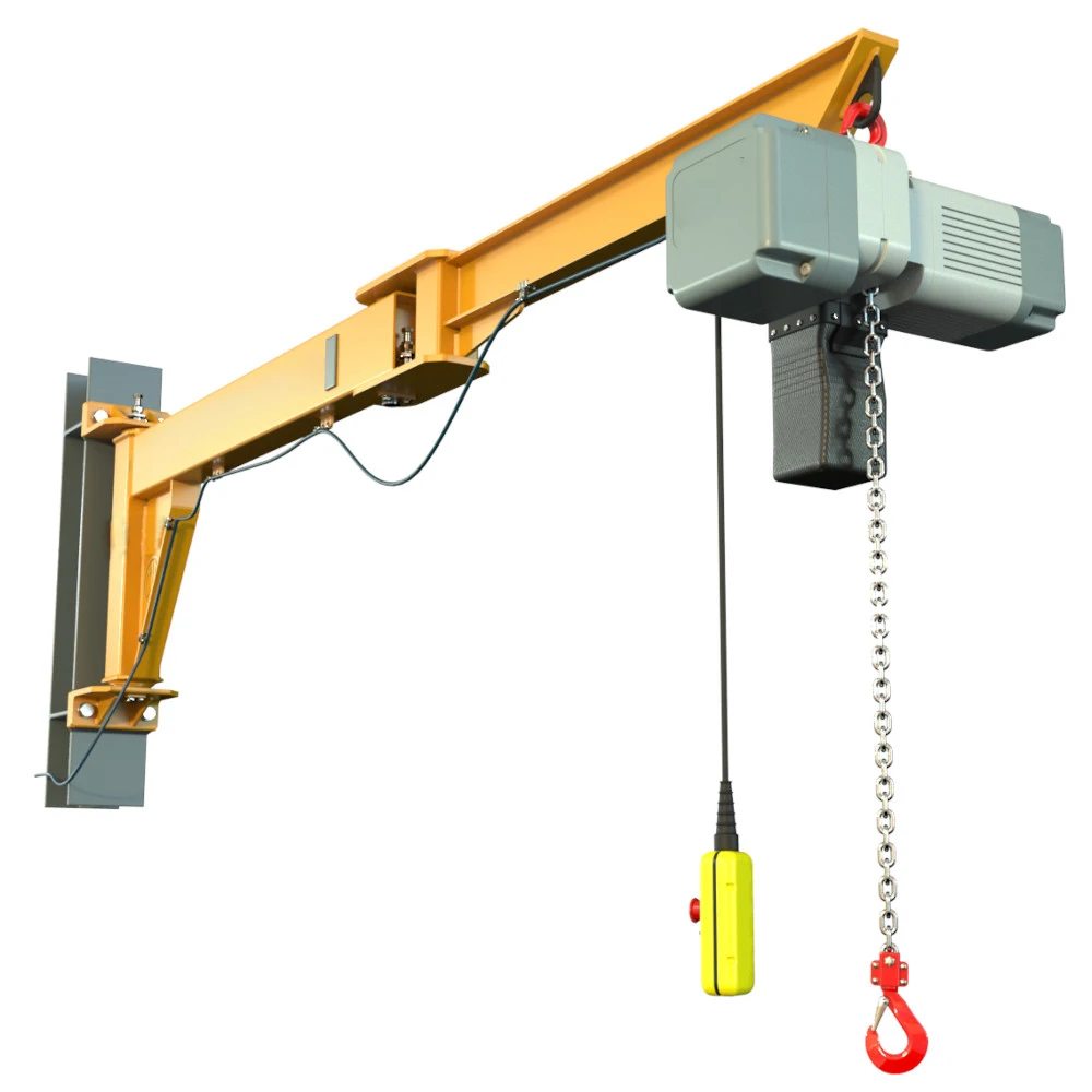380V Industrial Workshop Light Structure Column Mounted Lifting Jib ...
