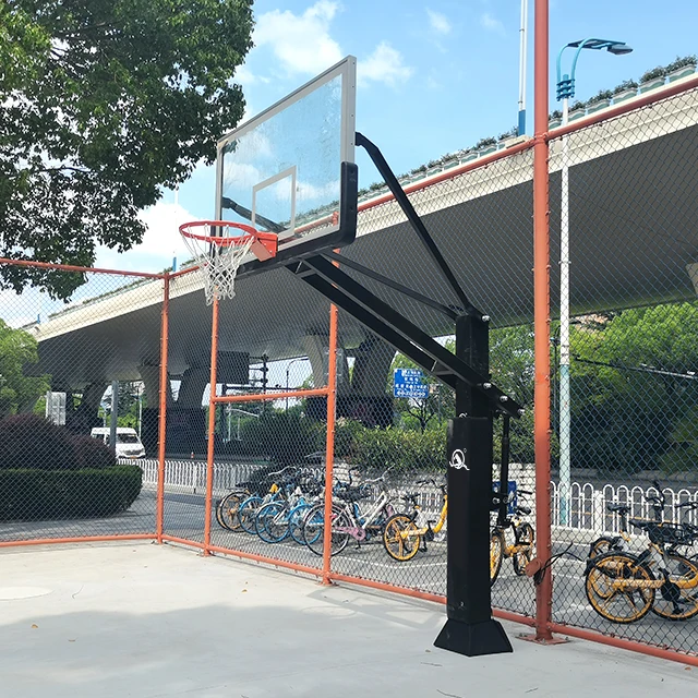 Outdoor Basketball Goals System Basketball Hoop Breakaway Rim 72 Inch ...