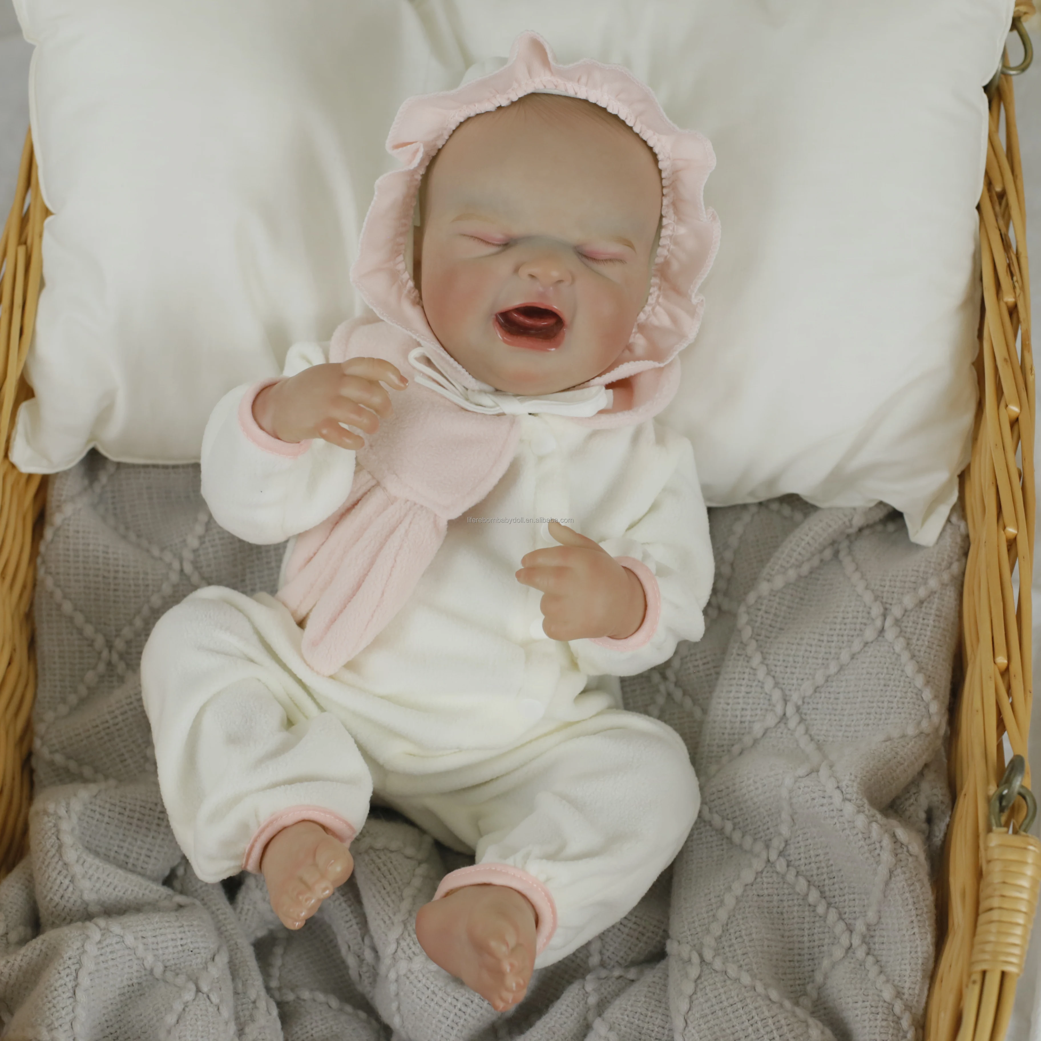 Lifereborn Realistic Lifelike Crying Newborn Dolls Silicone Baby Vinyl ...
