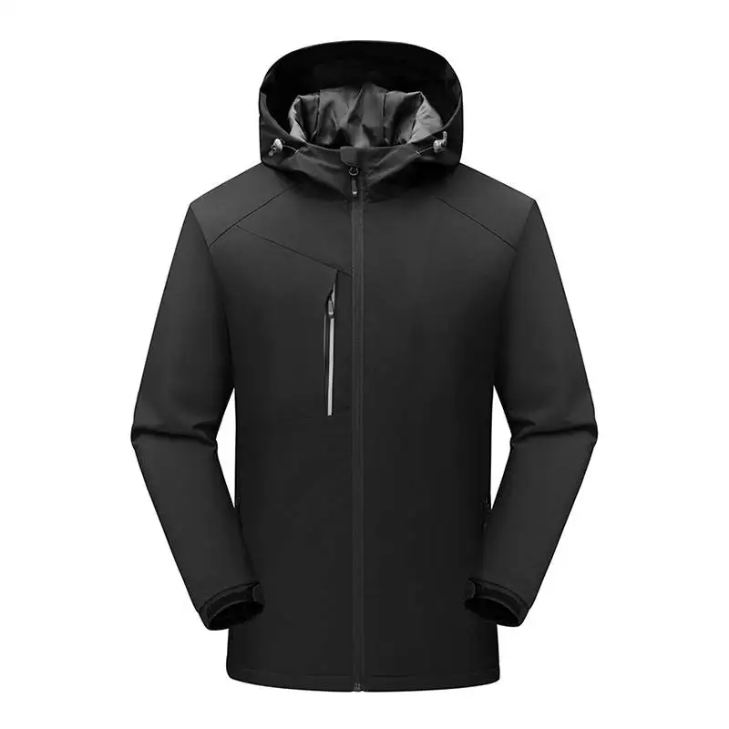 Custom Company Logo Windproof Hiking Coat Hooded Outdoor Waterproof ...