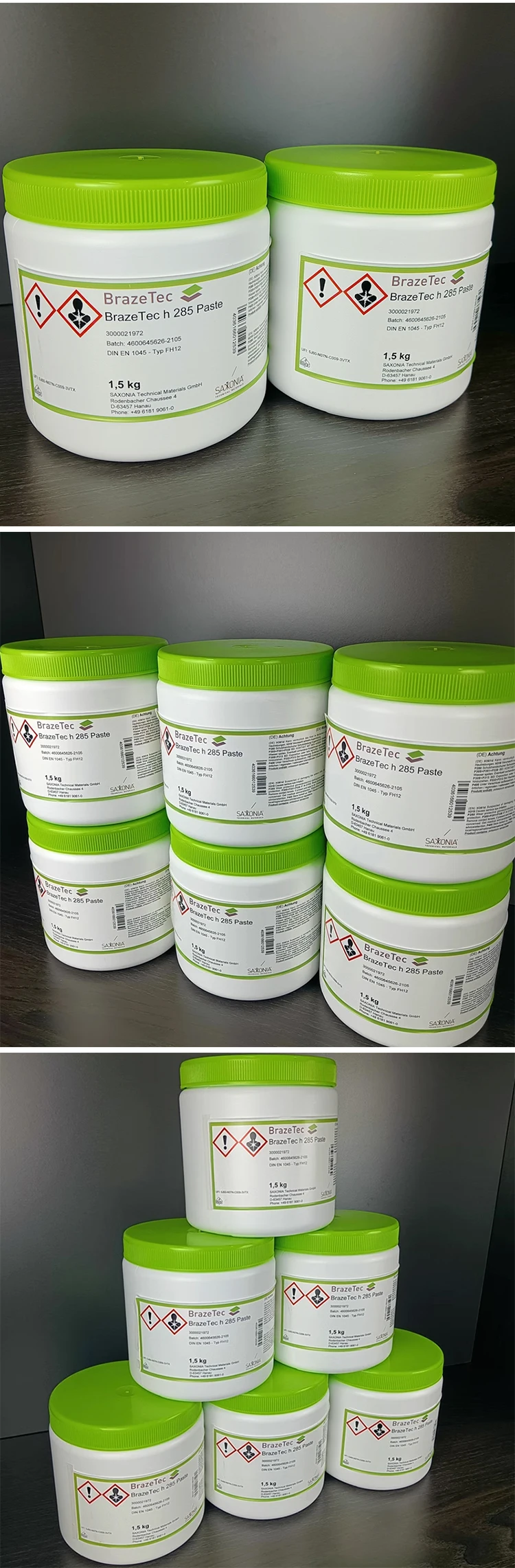 Germany 1.5kg Braze Tec H285 Soldering Paste Flux for Electronic ...