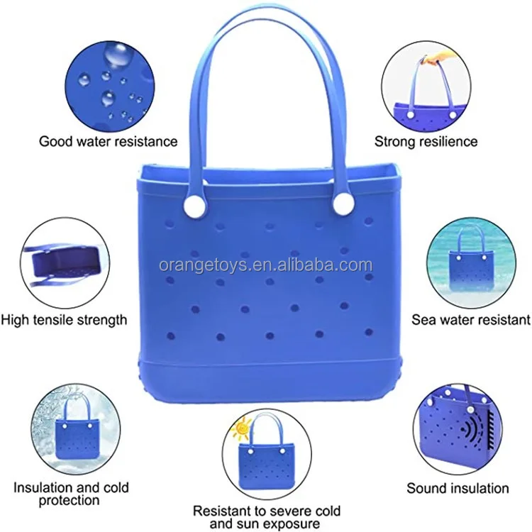 Wholesale Bogg Bag Xl Hand Tote Simply Southern Eva Bogg Beach Bag Silicone Beach Bogg Bag Bog ...