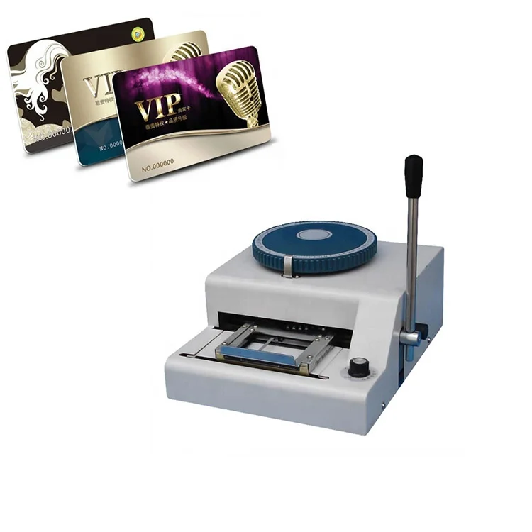 Manual Operated Card Embossing Machine Bankcard Membership Business ...