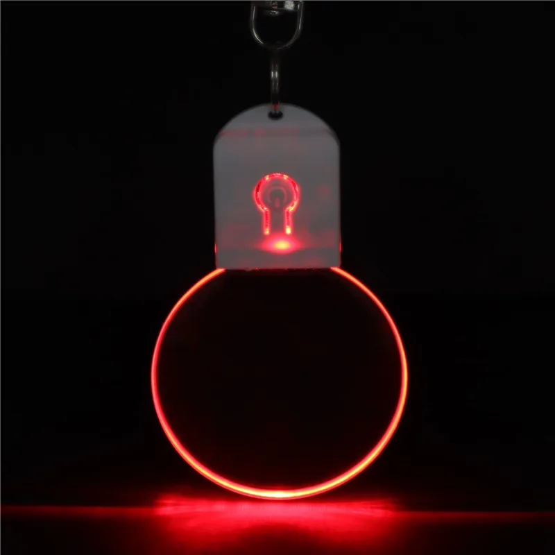Black Led Keychain Mini Keychain Rechargeable Battery Acrylic Led ...
