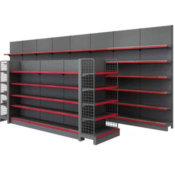 Custom Shop Grocery Store Rack Supermarket Gondola Shelving Super ...