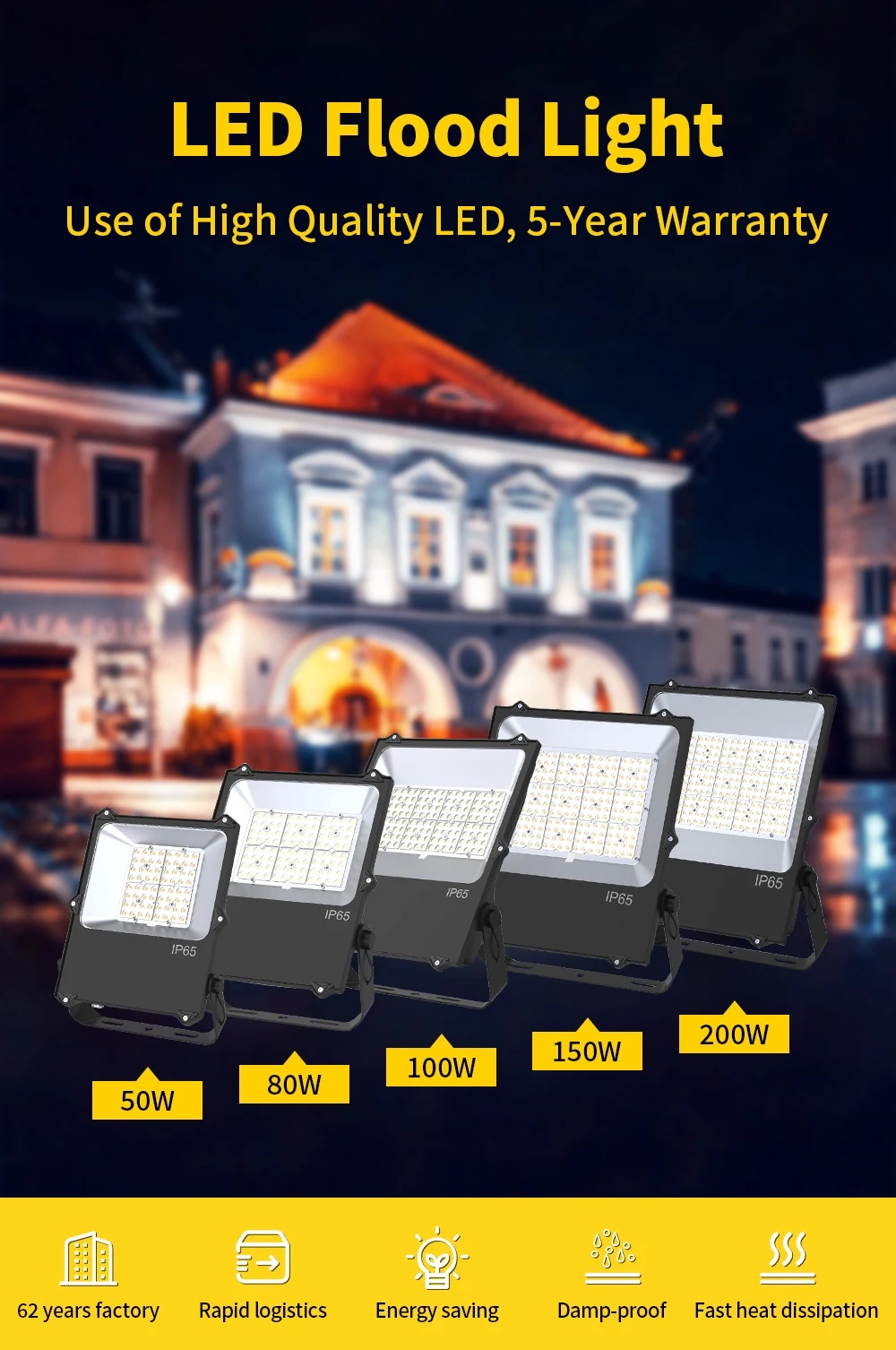 Light Outdoor Garden Flood Spotlight Flood Light Led Outdoor 50w 100w ...