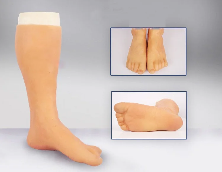 URCHOICE Silicone Prosthetic Leg Skin Covers - Realistic