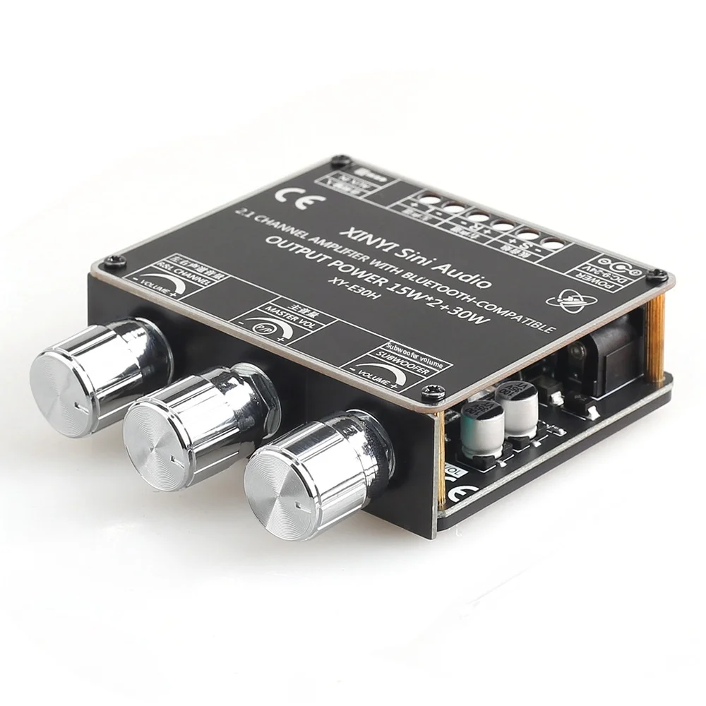 2.1 Channel BT Power Amplifier Board 15W*2+30W Support Custom BT Name ...