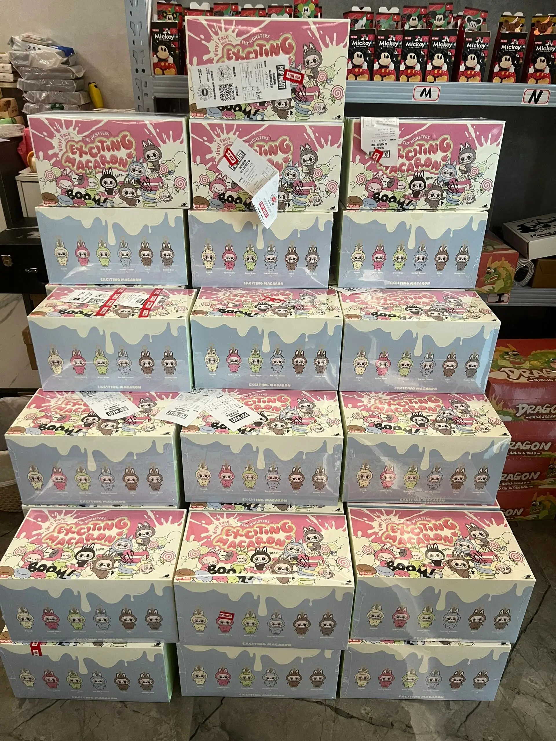 Wholesale 100% Original PopMart Labubu Exciting Macron V1 Blind Box ...