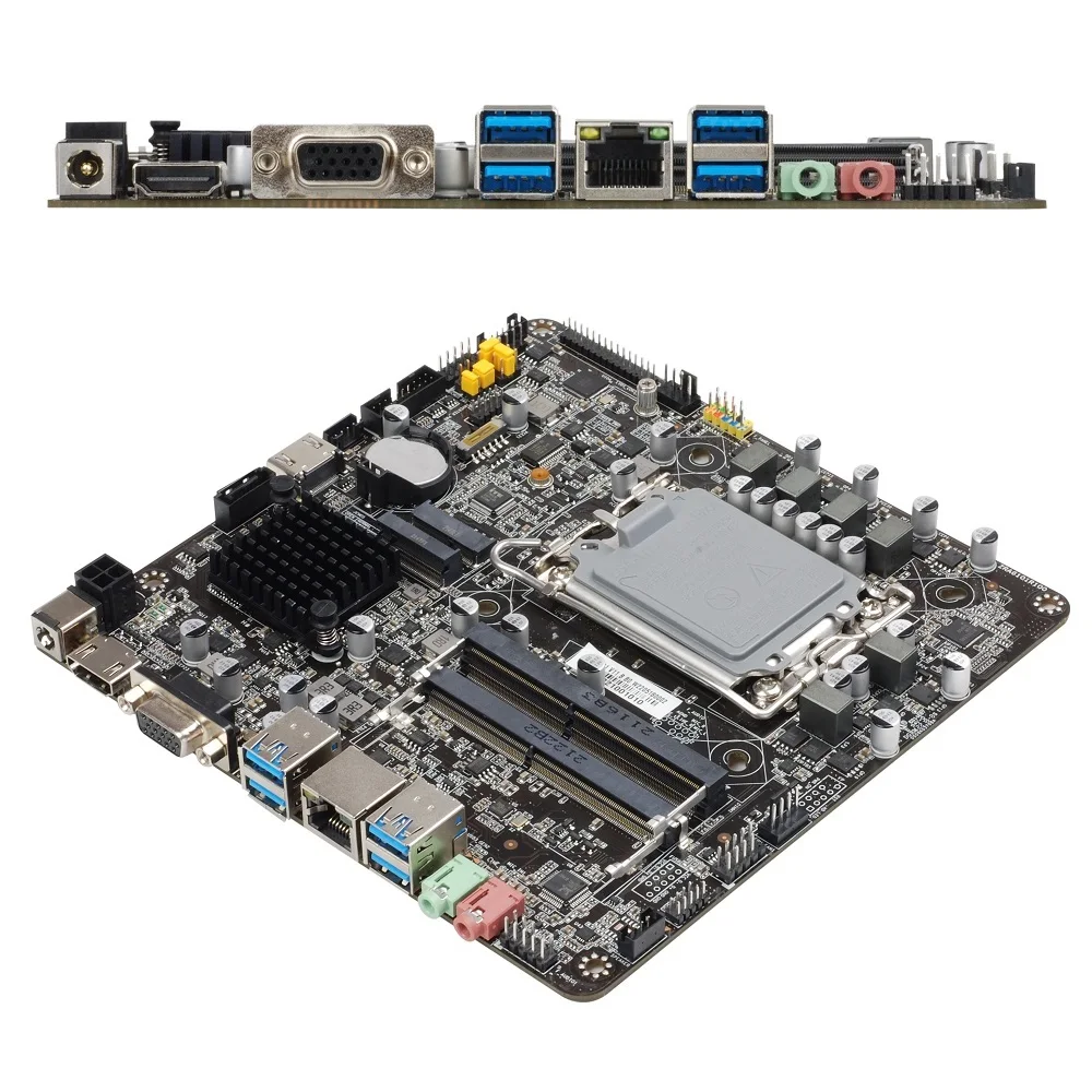 Esonic H610 Motherboard - 12th Gen Intel Mini ITX Mainboard