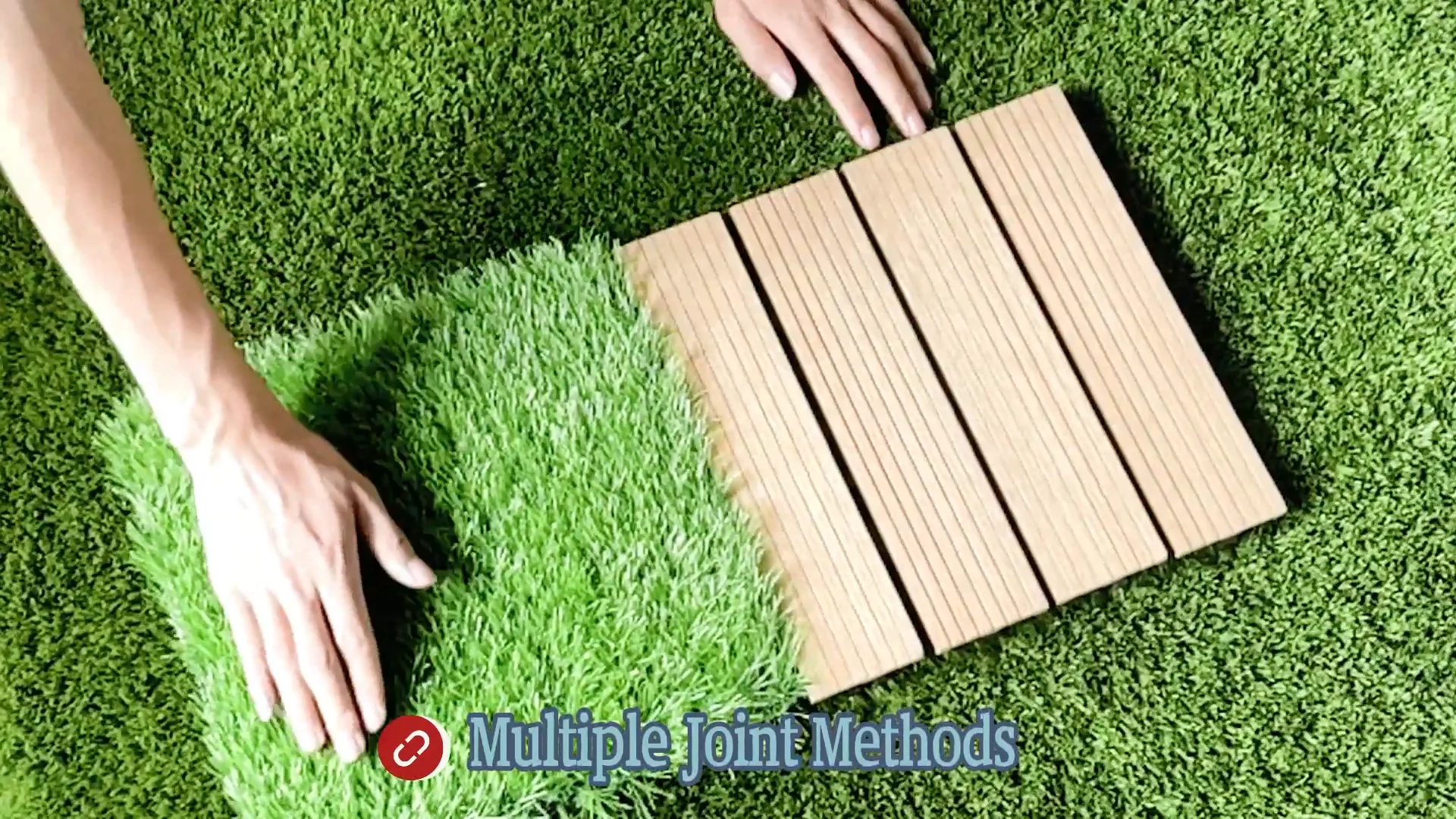 Synthetic Turf Flooring Carpet Grass Tiles Artificial Grass Interlocking Tiles Wpc Deck Tiles ...
