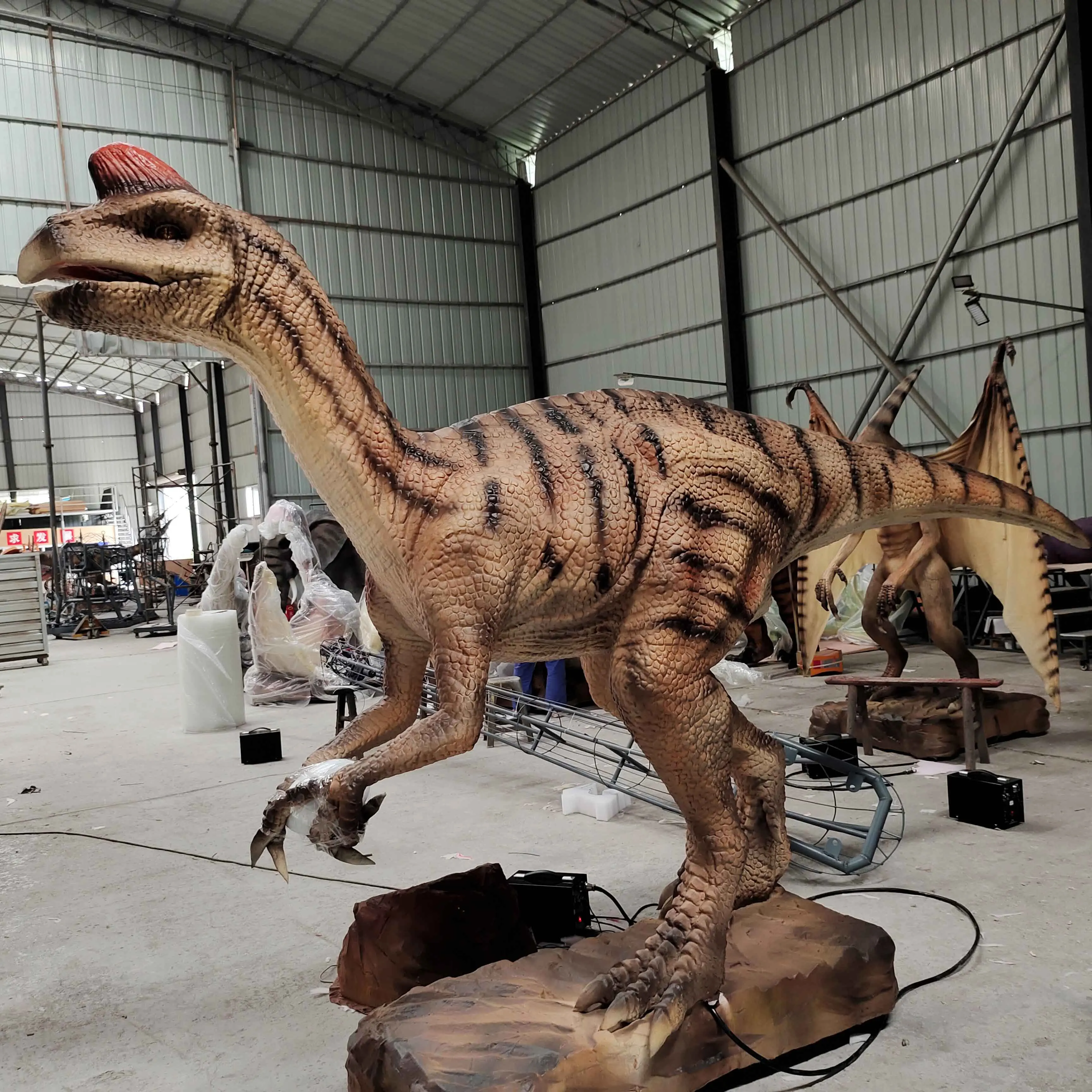 Theme Park Artificial Dinosaurus Animatronics Model Life Size ...