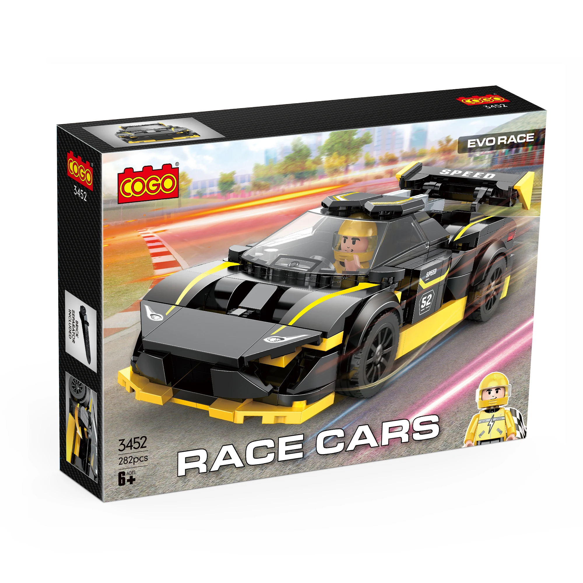Kids Educational Technic Model Racing Car Bricks Building Blocks Sets ...
