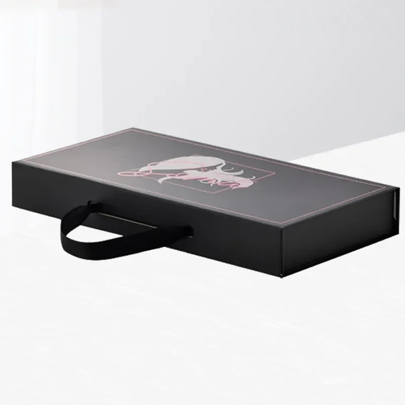 2023 Custom Luxury Black Hair Packaging Box Bundled Hair Packaging ...