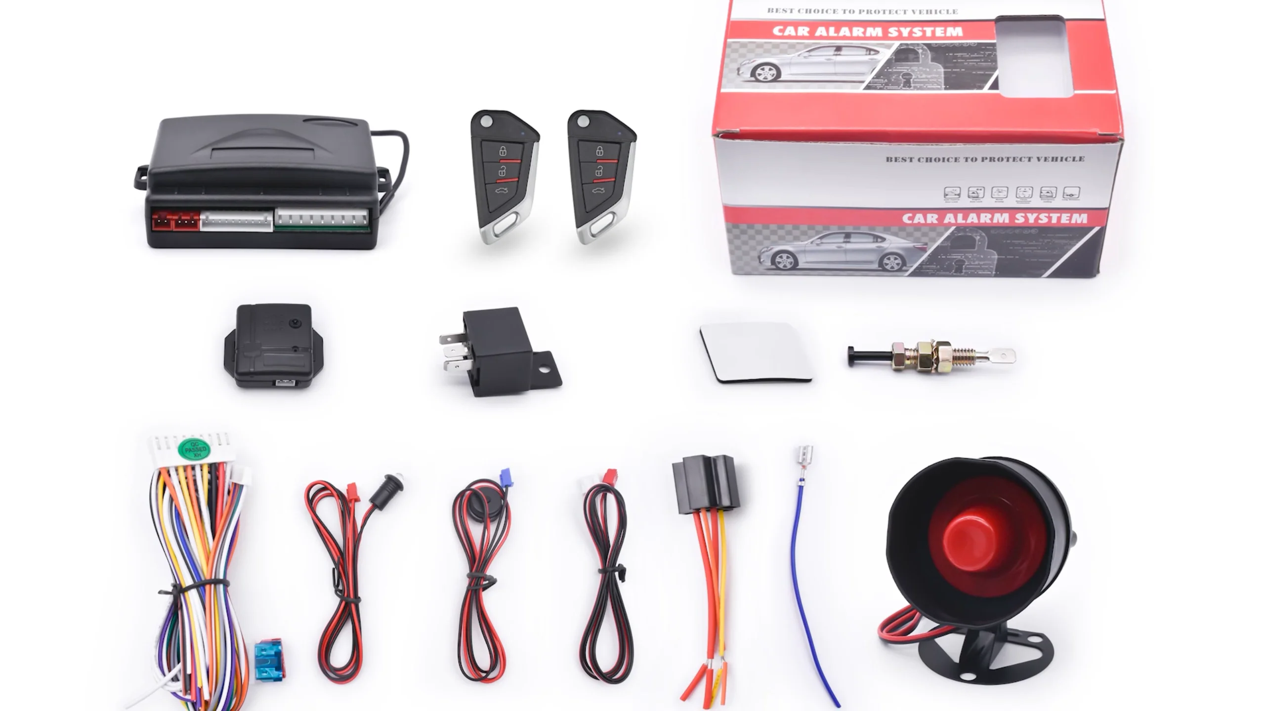 Universal One Way Car Alarm System Anti-theft Advanced Response Car ...