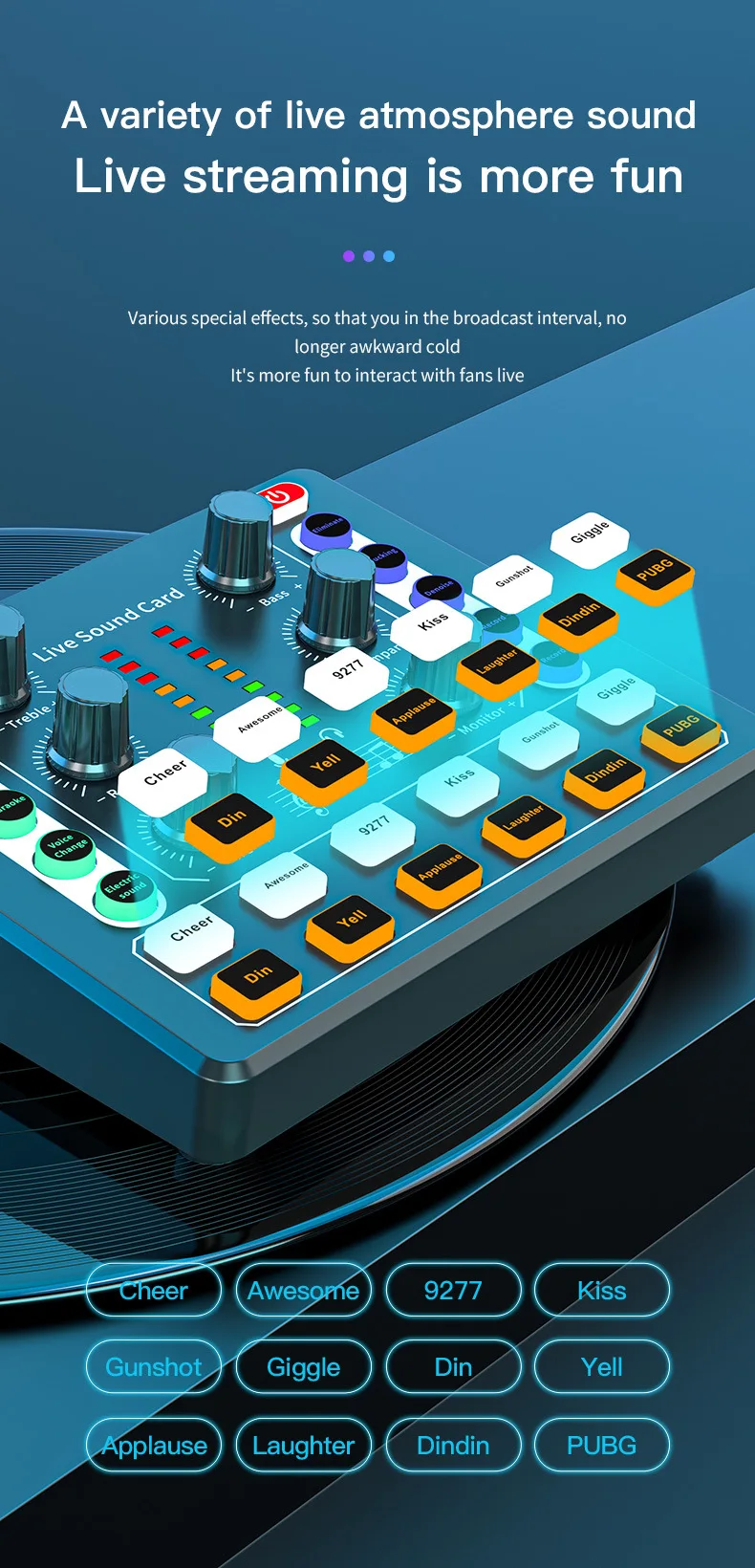 M8 Professional Live Sound Card - Enhance Your Broadcast