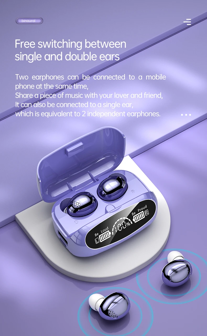 Original Mirror Design M32 Tws Wireless Earbuds Hifi Stereo Earphones ...