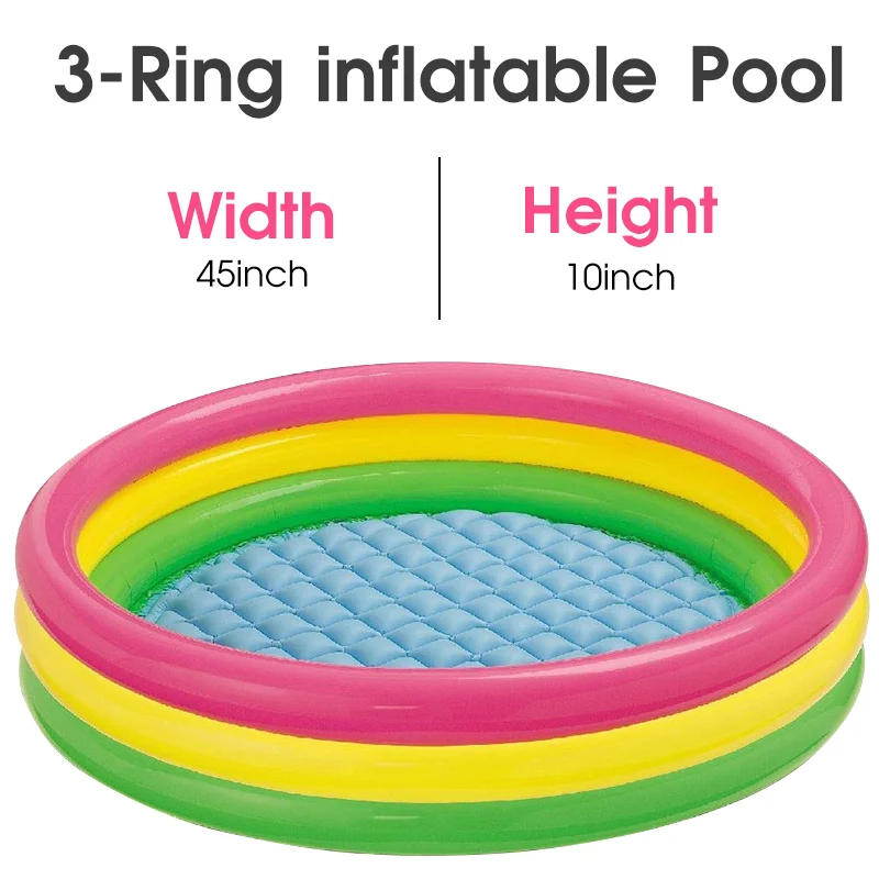Intex 57412 Inflatable Kiddie Pool - Fun & Safety for Kids