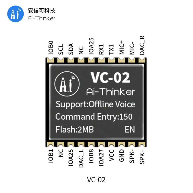 Ai-thinker VC-02 Module with US516P6 for Smart Home