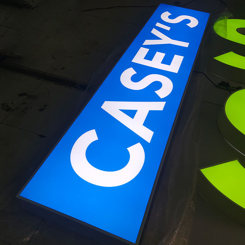 Outdoor Store Front Signage - Acrylic LED Luminous Light Box