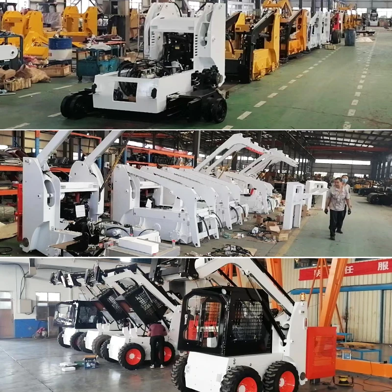 Leite China Manufacturing Factory Skid Steer Loader Compact Track ...