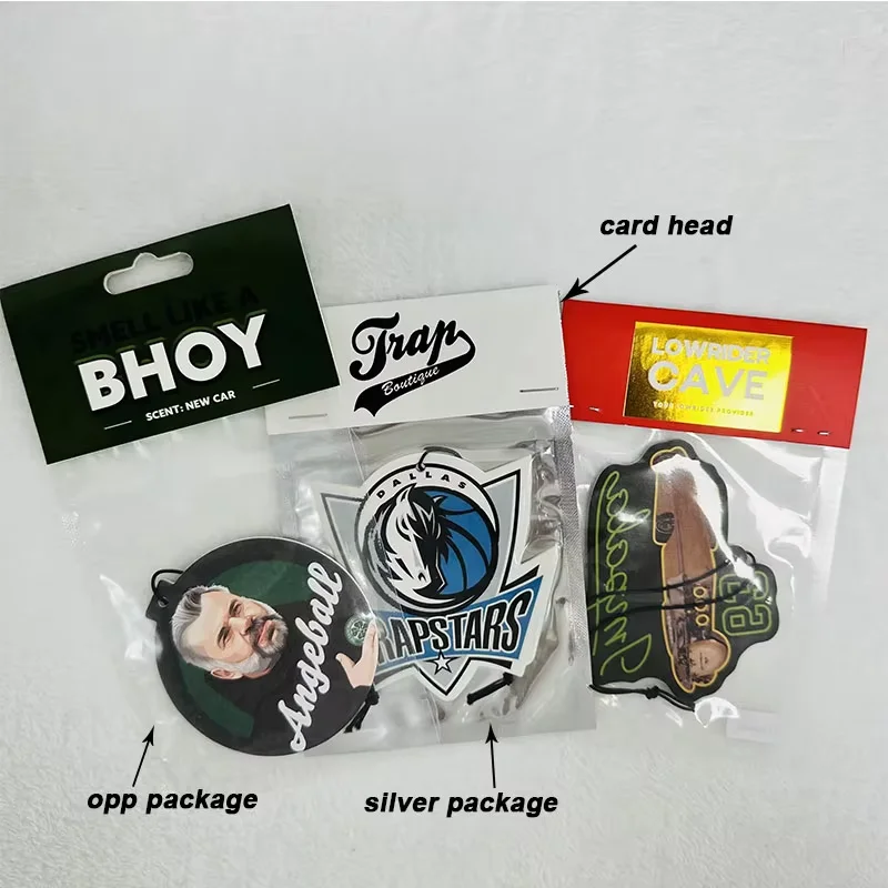 High Quality Strong Scent Custom Logo Fragrance Hanging Paper