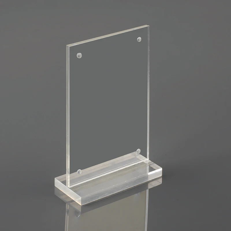 Tabletop Transparent Acrylic Card Table Sign Display Holder A4 A5 A6 A7 ...