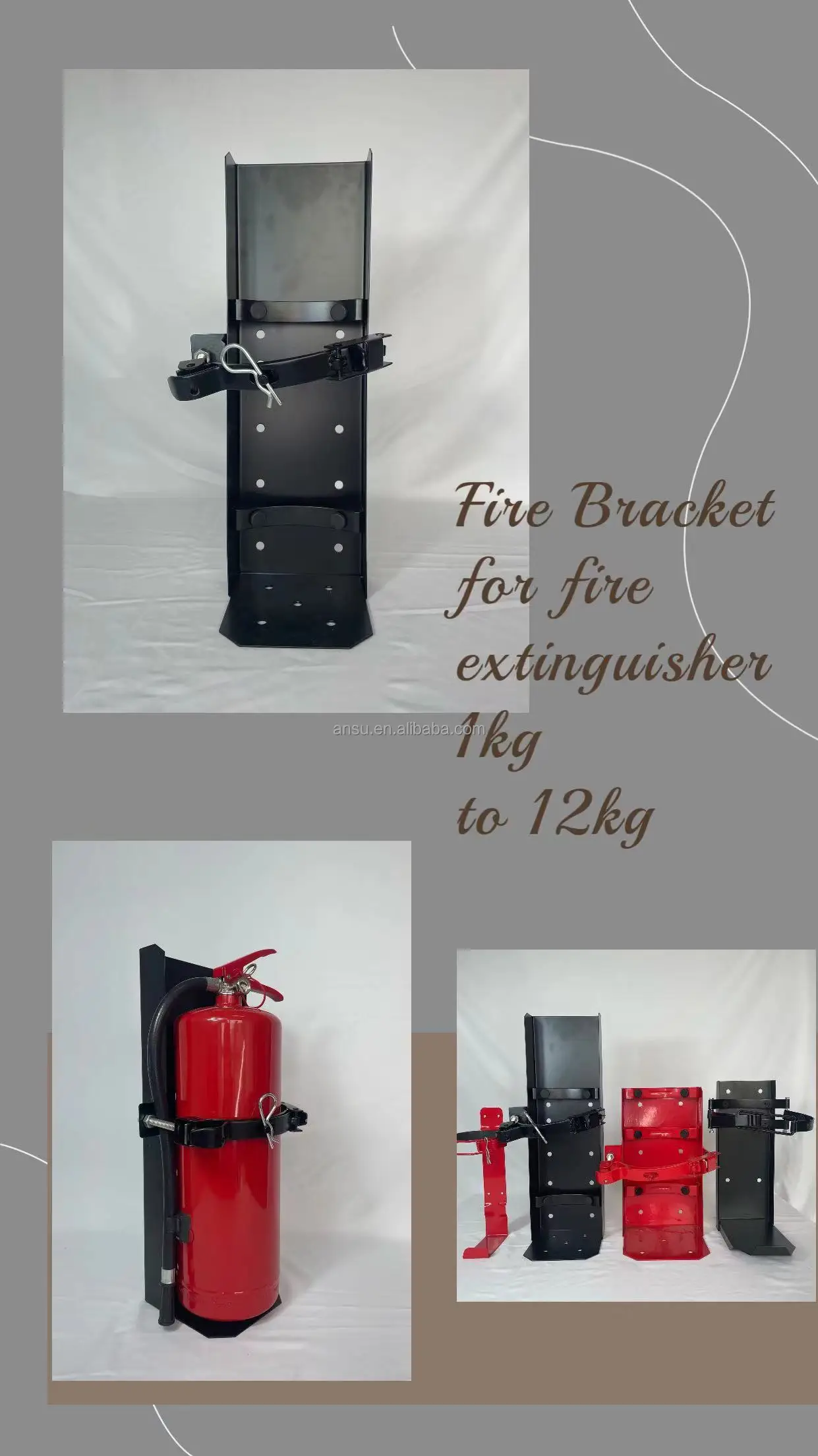 Fire Wall Hook for Fire Extinguishers - Secure & Durable