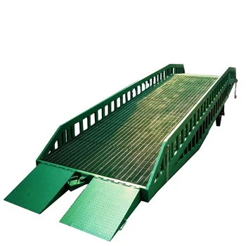 Mobile Dock Container Loading Frame Forklift Ramp Bridge With A Load Capacity Of 10 Tons - Buy ...