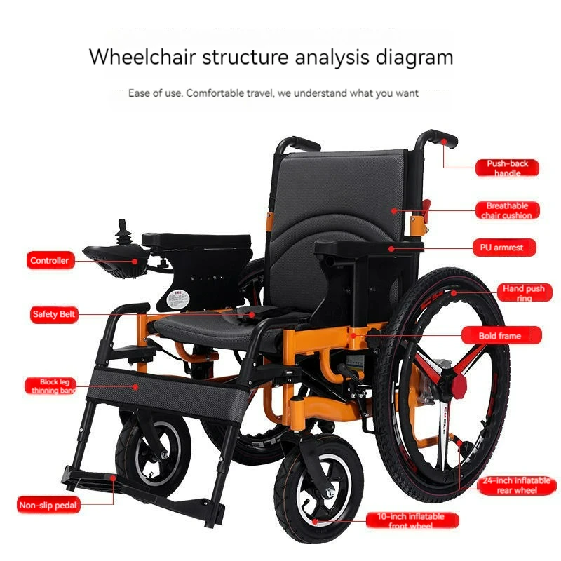 Electric Dual Mode Standing Up Handicapped Wheelchair Standing Power ...