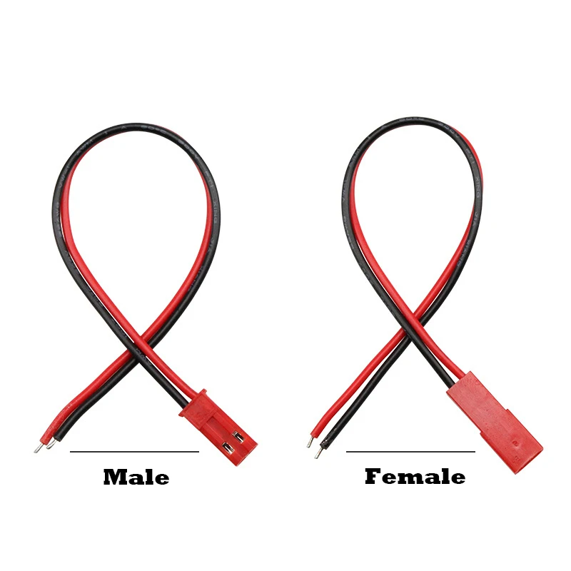 JST SYP RCY 2.54mm Silicone Wire Harness - Dual-Core Connectors