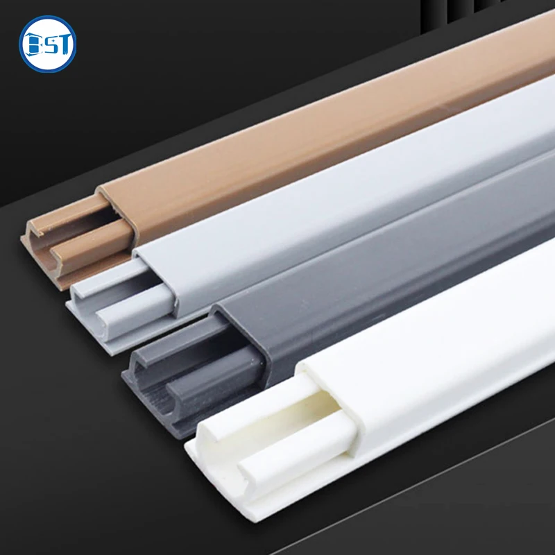 All Types PVC Plastic Cable Duct With Sticker Office Customized ...