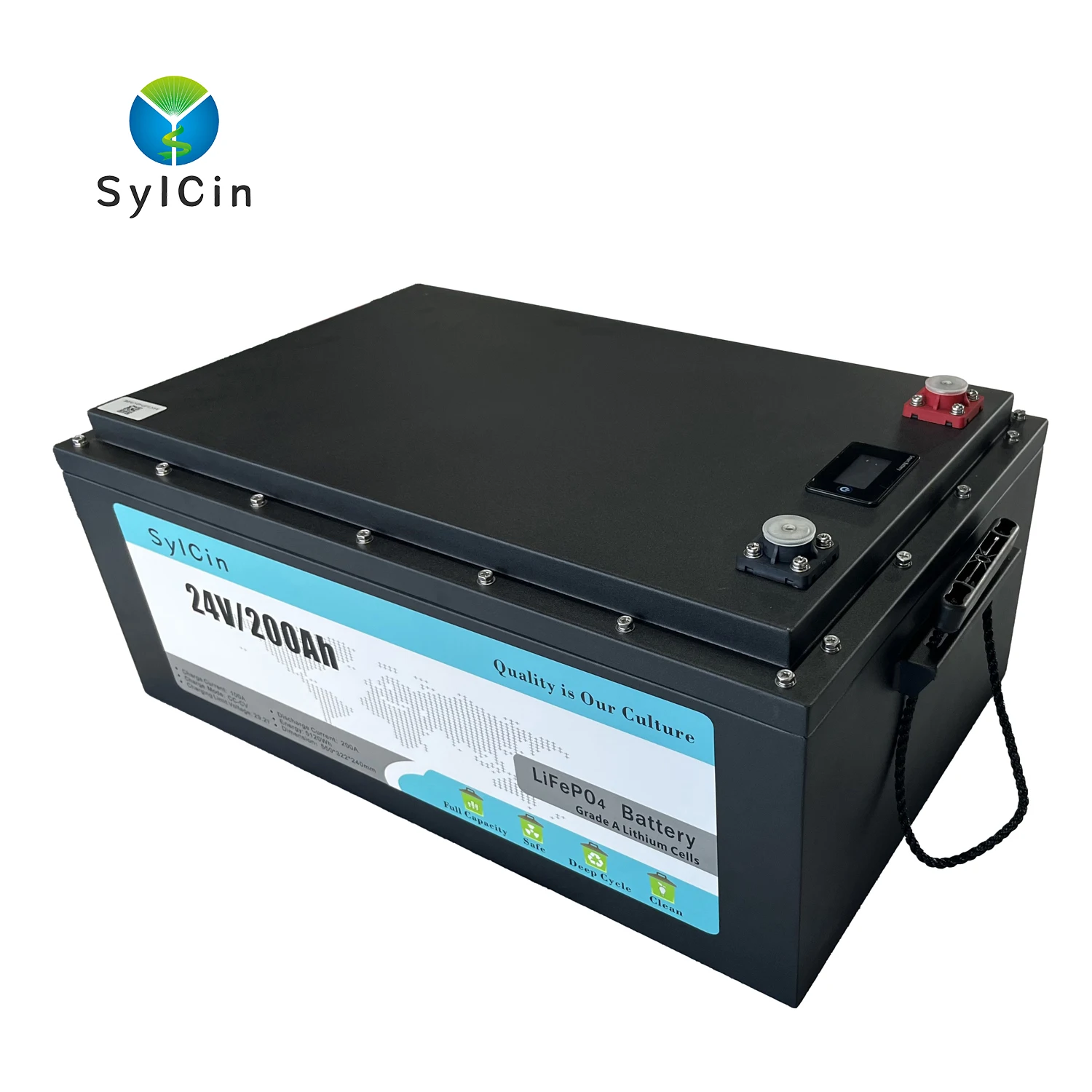 24vbattery Lifepo4 24v200ah Lifepo4 Lithium Ion Battery 24v 25.6v 100ah ...