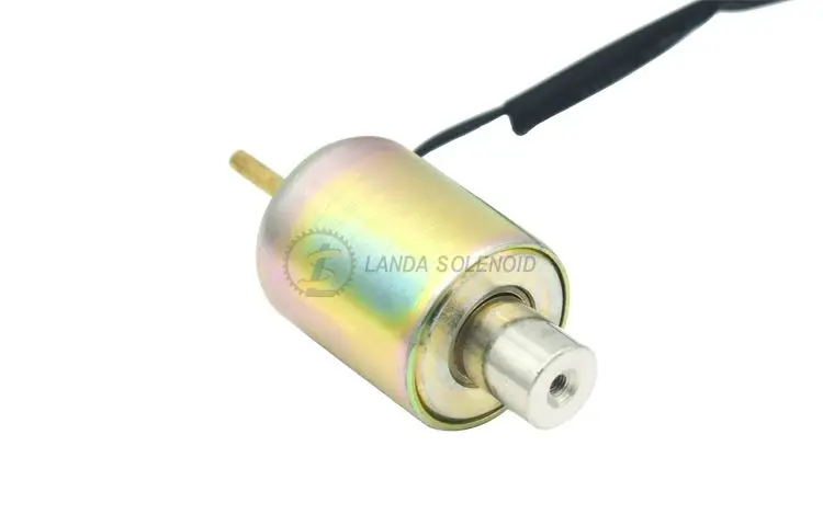 Customized DC 5mm Stroke Linear Solenoid 12v 24v Pull Type