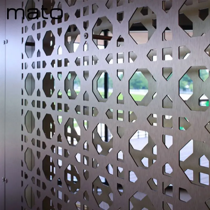 Exterior Laser Cut Screen Privacy Aluminum Window Screen Facade Panel ...