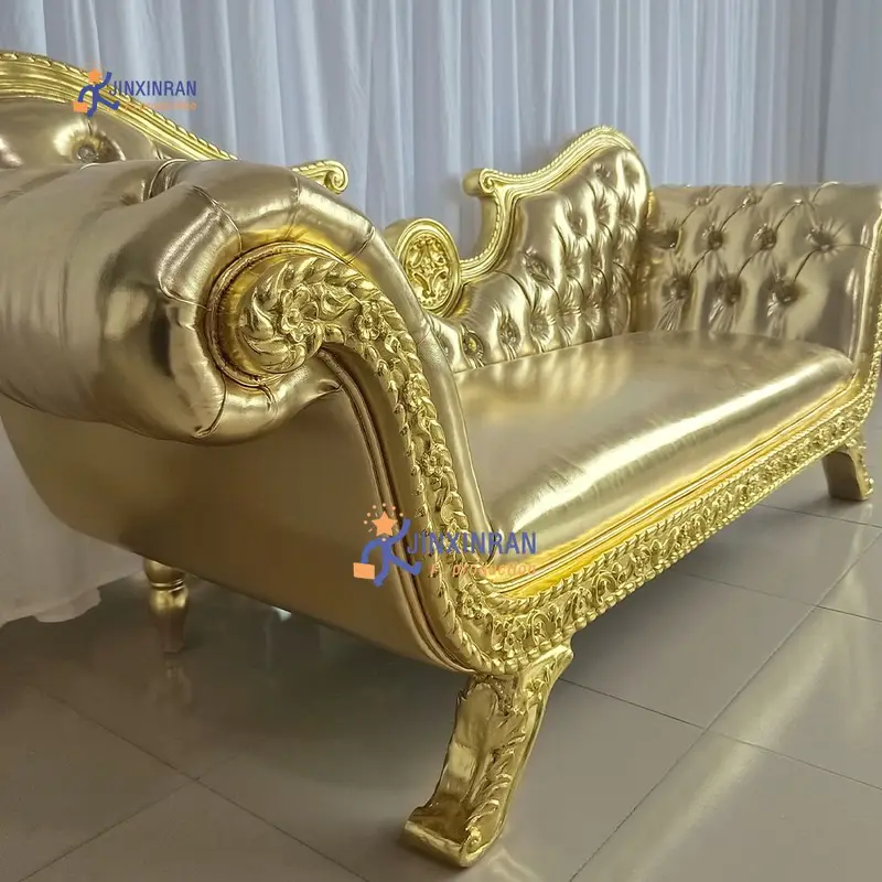 High Standard Gold Throne Chairs Royal Luxury Wedding Chair Royal Sofa ...