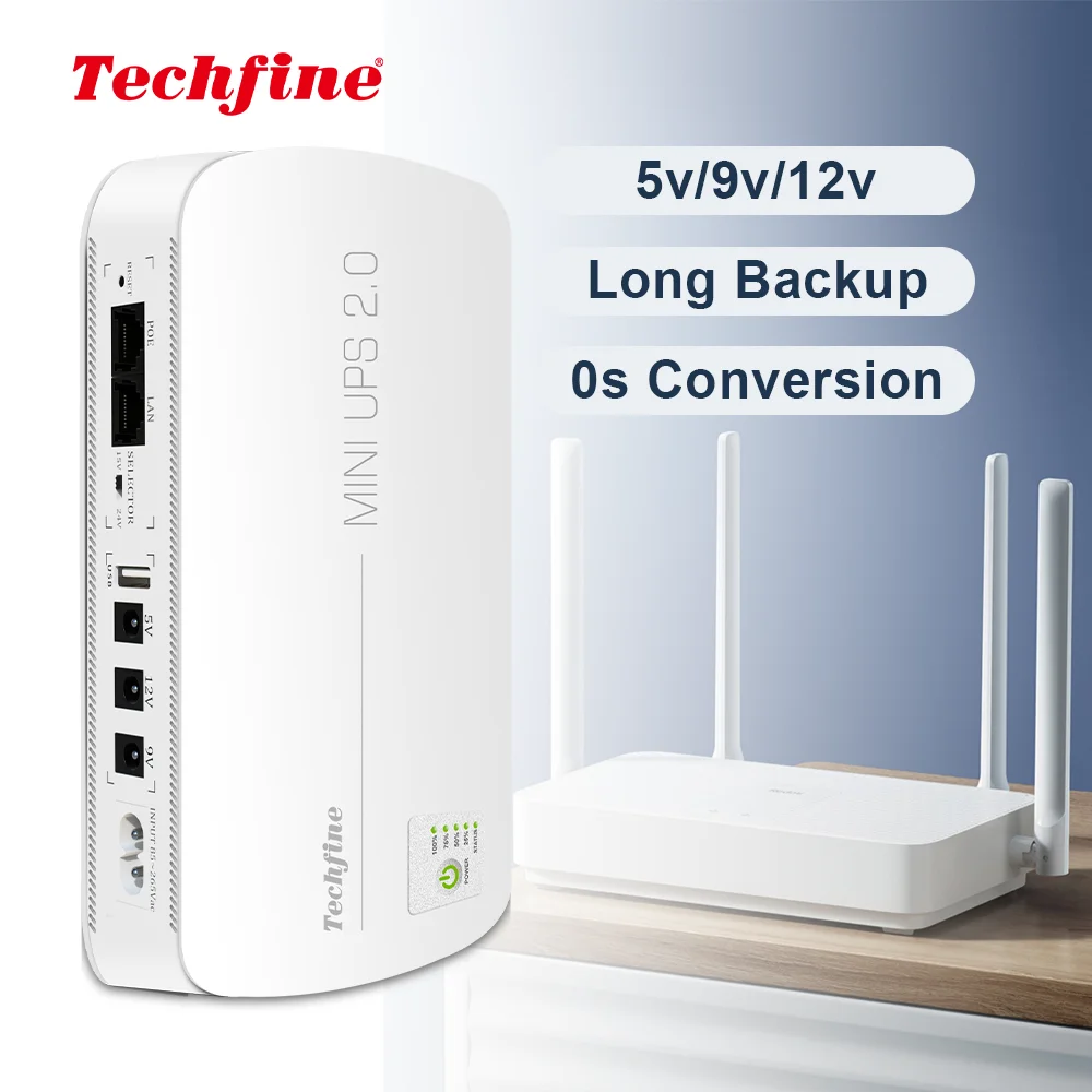 Single Phase Mini Ups 5v 9v 12v 18w 60hz Pure Sine Wave Output Led ...