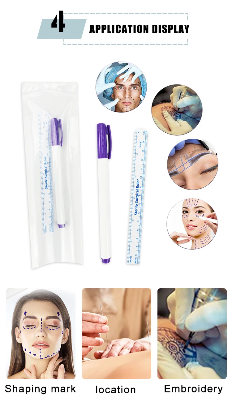 KHY Washable Tip Fine Tattoo Eyebrow Surgery Sterile Pencil