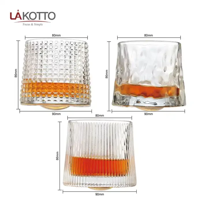 Custom Logo Whisky Glass Cup Shot Glasses Lead-free Whiskey Glass ...