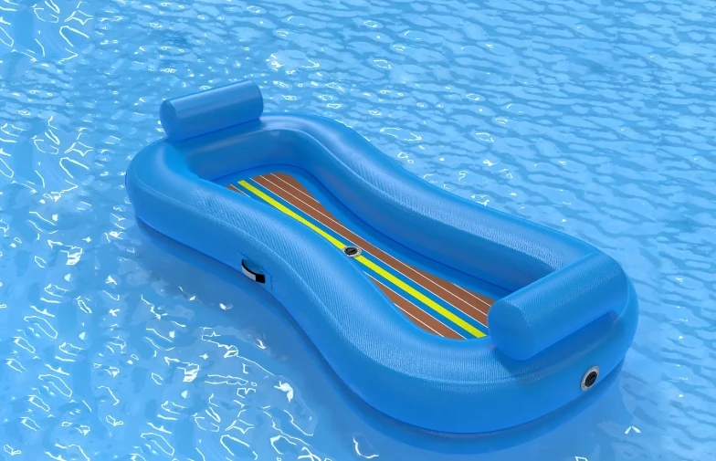 Water Play Dock Inflatable Raft DWF Boat Single Floating Row Bed for ...