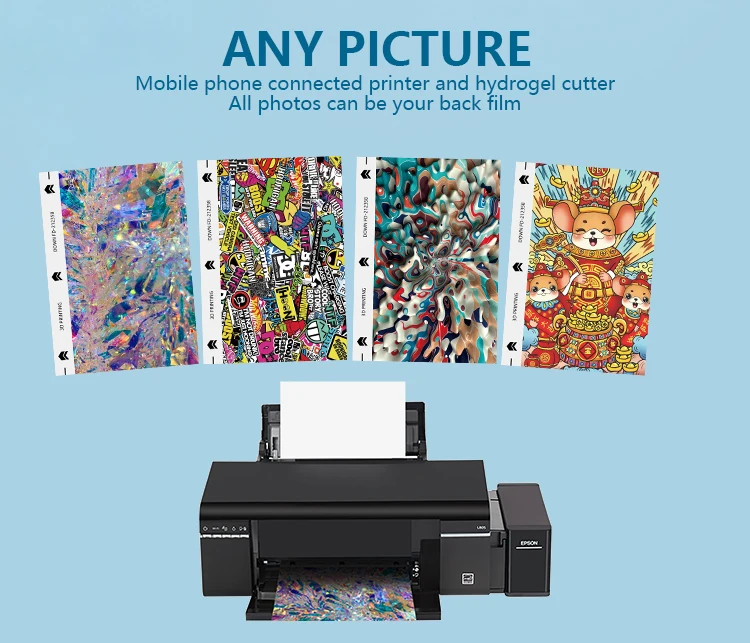 Custom Pattern Printed Mobile Back Skin - 3D Relief